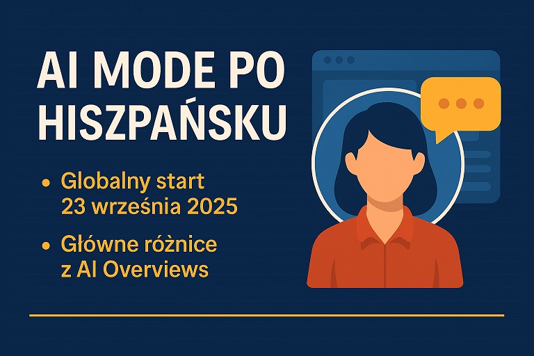AI Mode po hiszpańsku — globalny start i różnice z AI Overviews